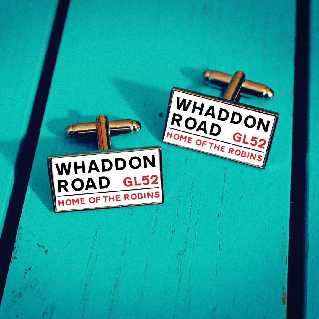 Cheltenham Town Football Stadium Cufflinks. Whaddon Road Stadium. Gift ...