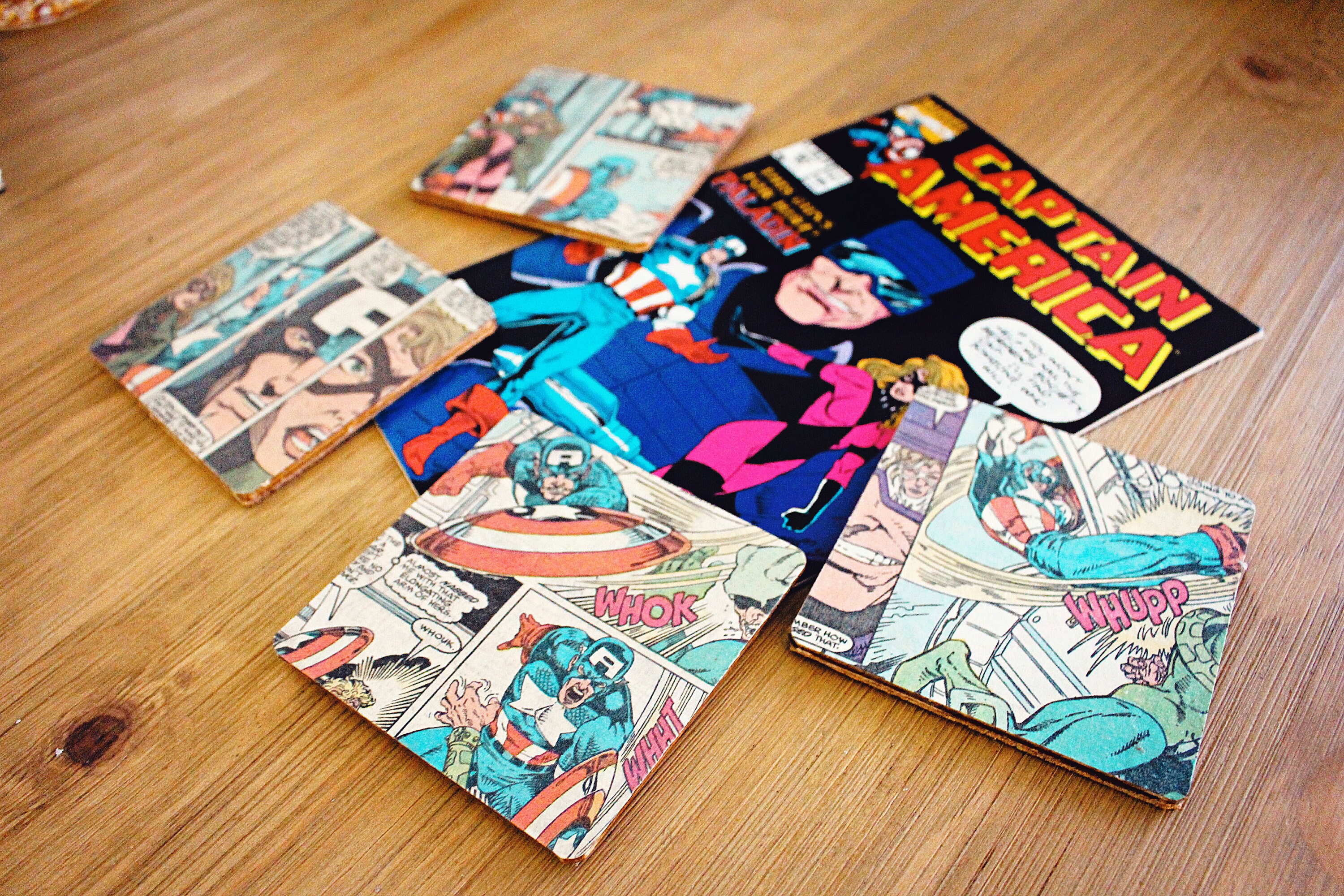 Upcycled Comic Book Placemats Set. Superhero Dinner Mats. - Etsy UK