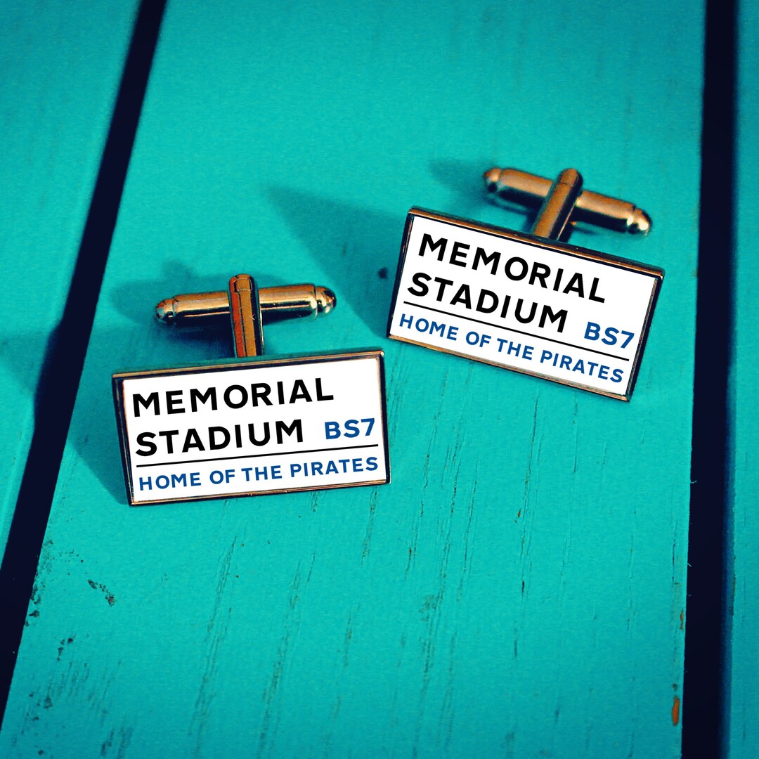 Bristol Rovers Football Stadium Cufflinks. Memorial Stadium. Gift for ...