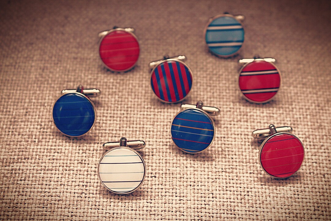 Football Team Colours Cufflinks. Man United. Man City. Spurs. Arsenal ...