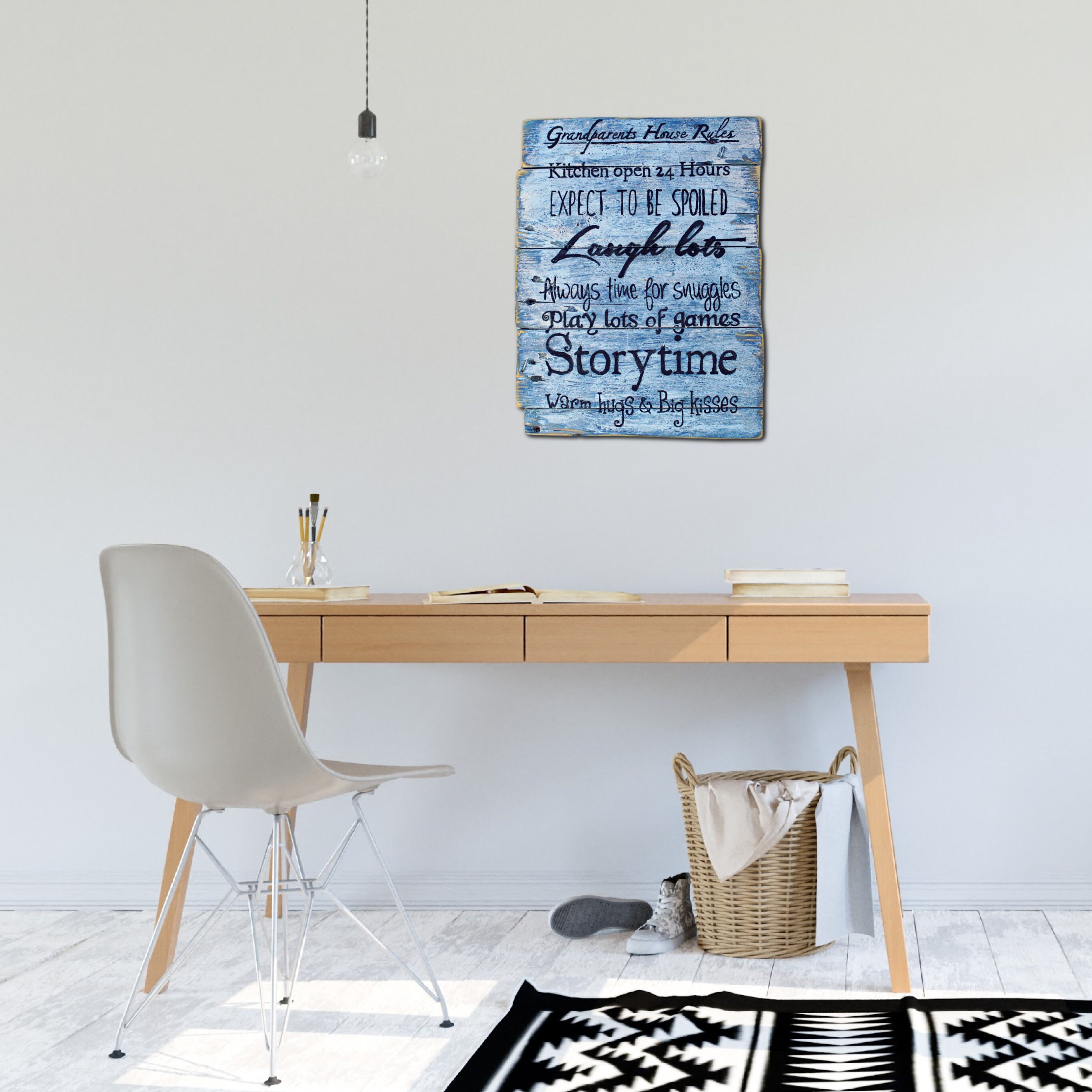 Rustic 'Grandparents House Rules' Sign Fun | Etsy