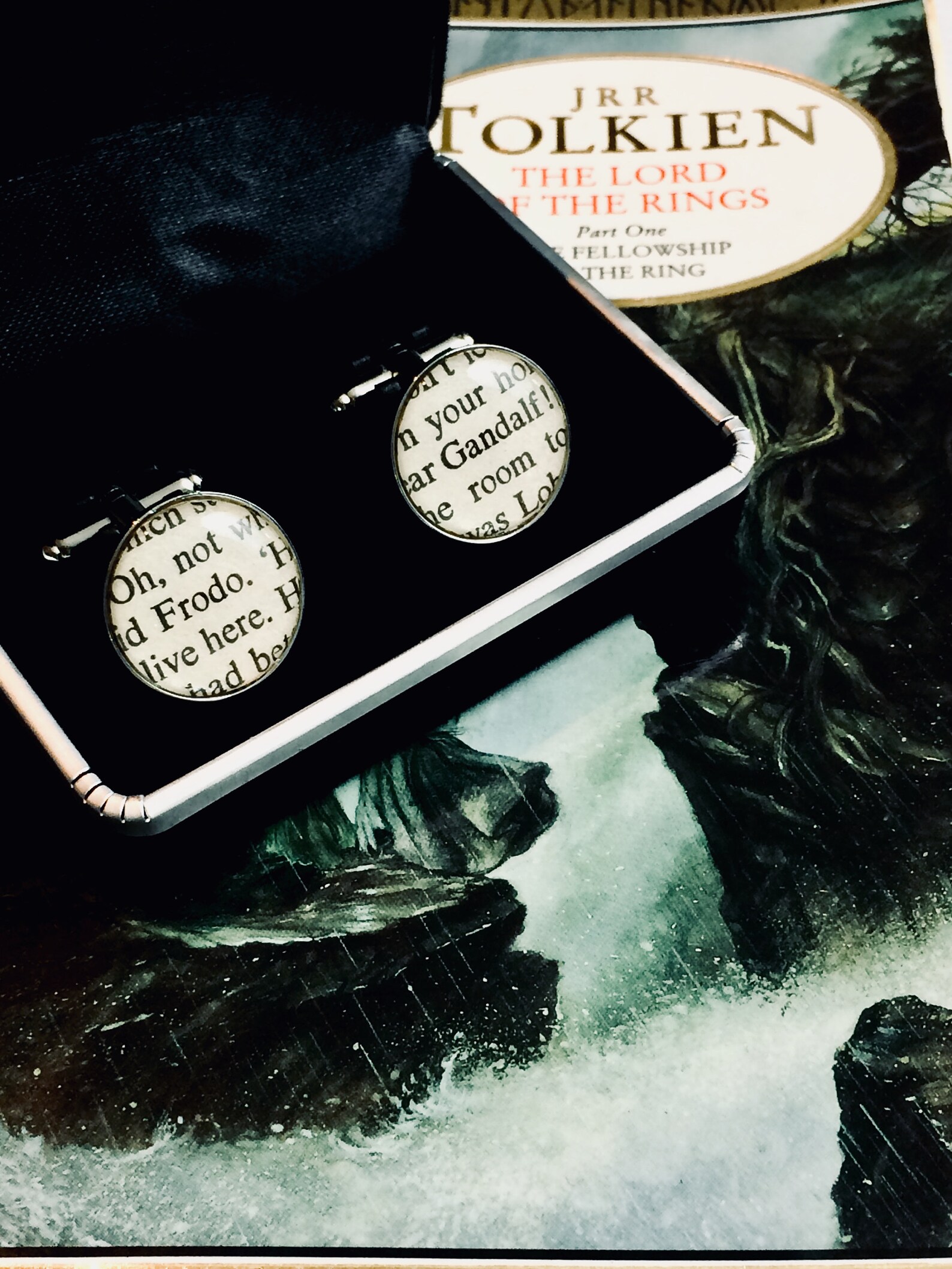 Lord of the Rings Wedding Cufflinks Recycled Books. Vintage - Etsy