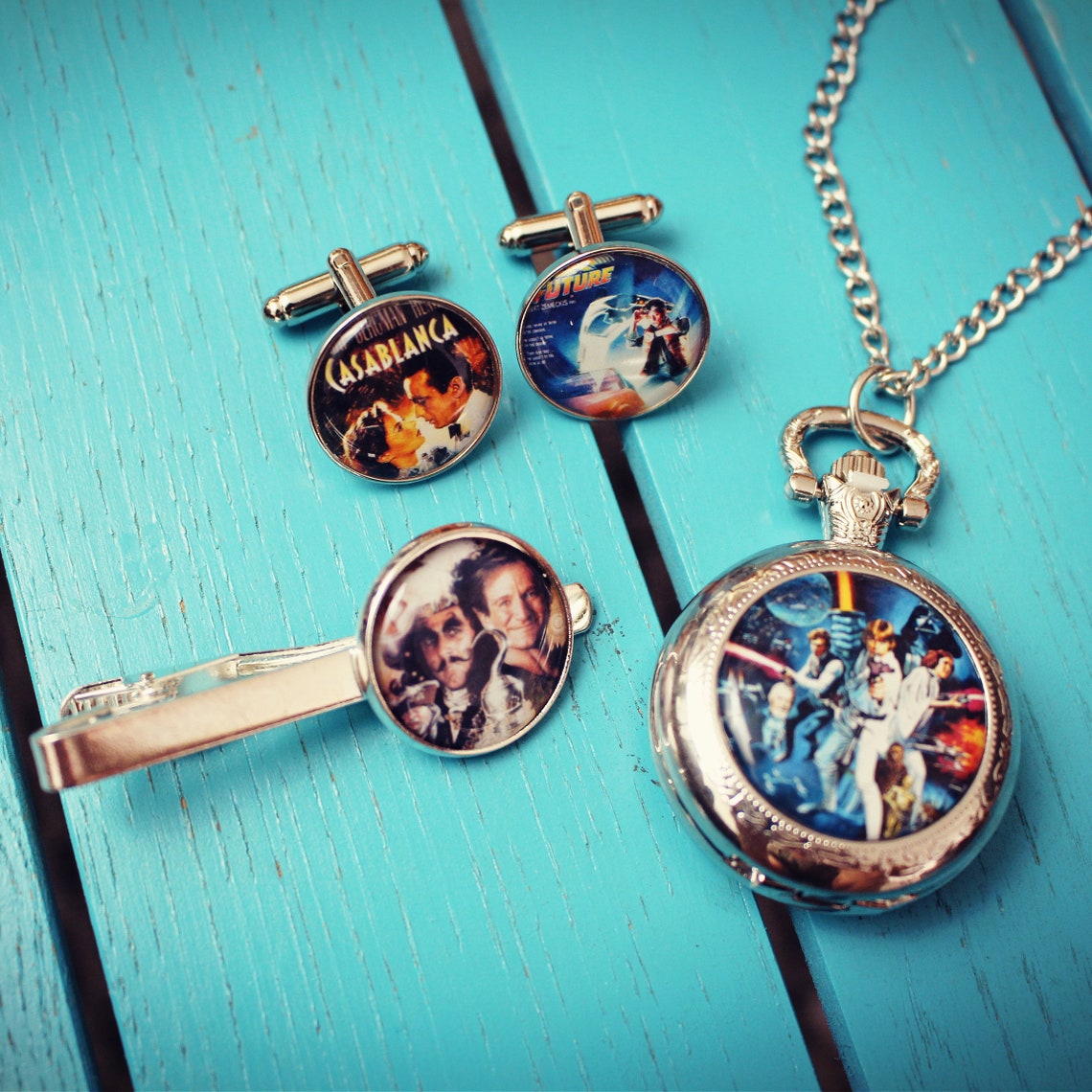 Movie Poster Pocket Watch. Iconic Film DVD Cover Jewellery. | Etsy UK