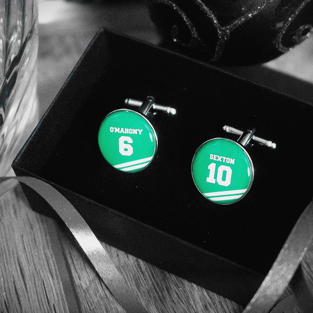 Ireland Rugby Cufflinks. Personalised Gift for Him. Rugby Fan. Six ...
