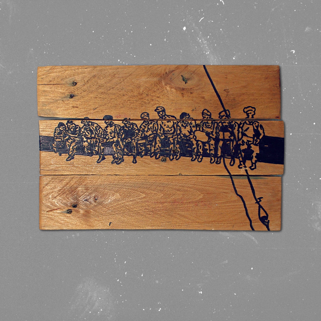 Rustic 'lunch Atop a Skyscraper' 'men at - Etsy