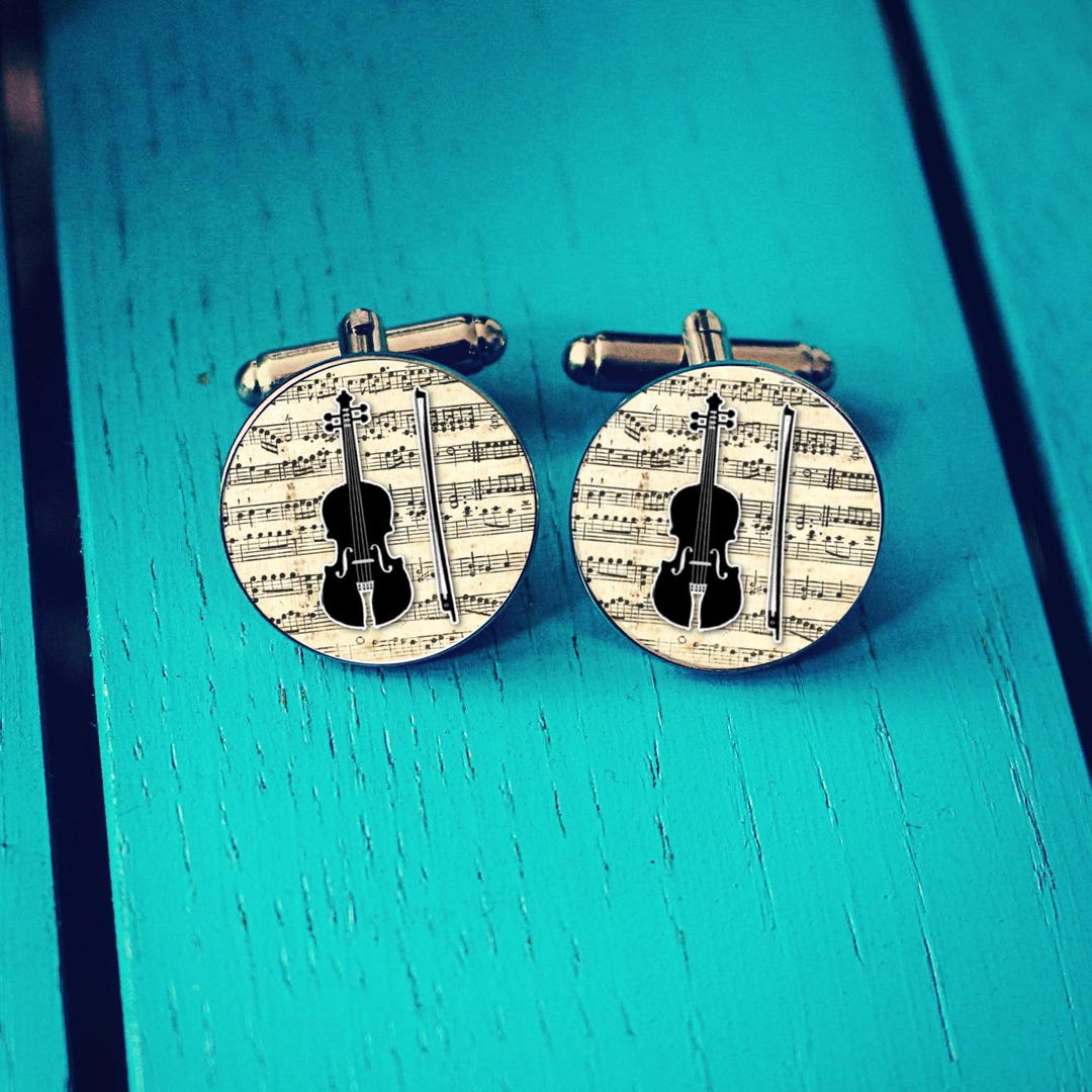 Violin Cufflinks. Violinist. Violin Player. Musical Instrument ...