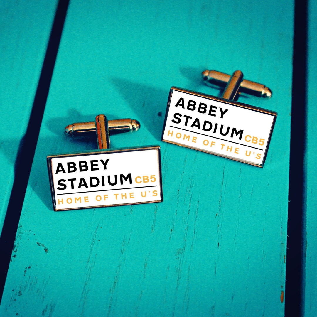 Cambridge United Football Stadium Cufflinks. Abbey Stadium. Gift for U ...