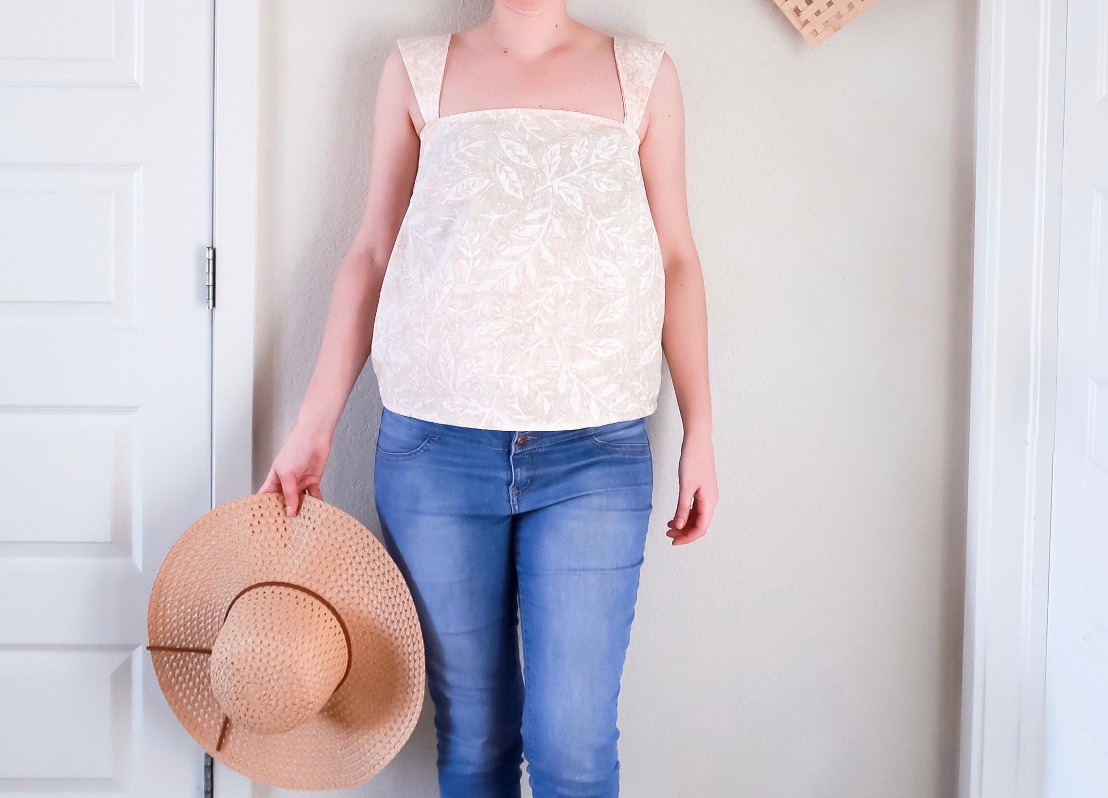 Womans Summer Woven Tank Top PDF Sewing Pattern - Etsy