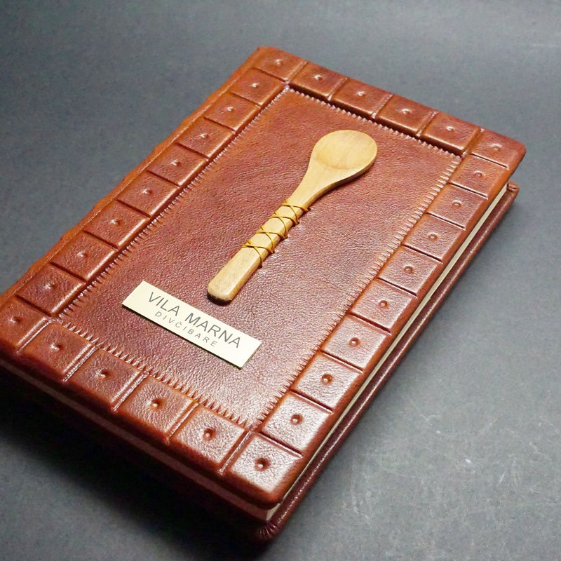 Leather Recipe Book - Etsy