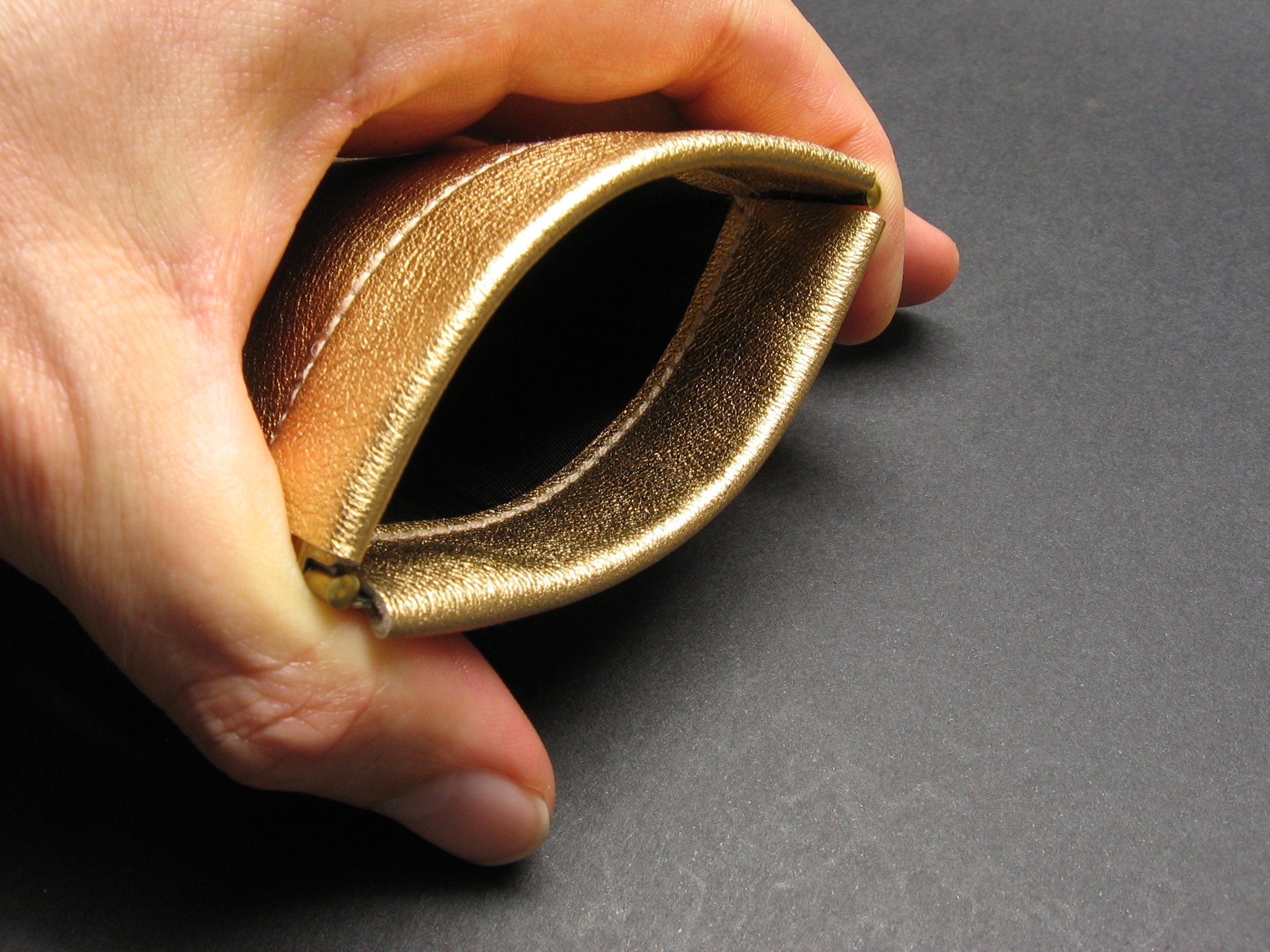 Leather Squeeze Pouch, Coin Pouch, Air Pods Case, Snap Pouch, Shopping ...