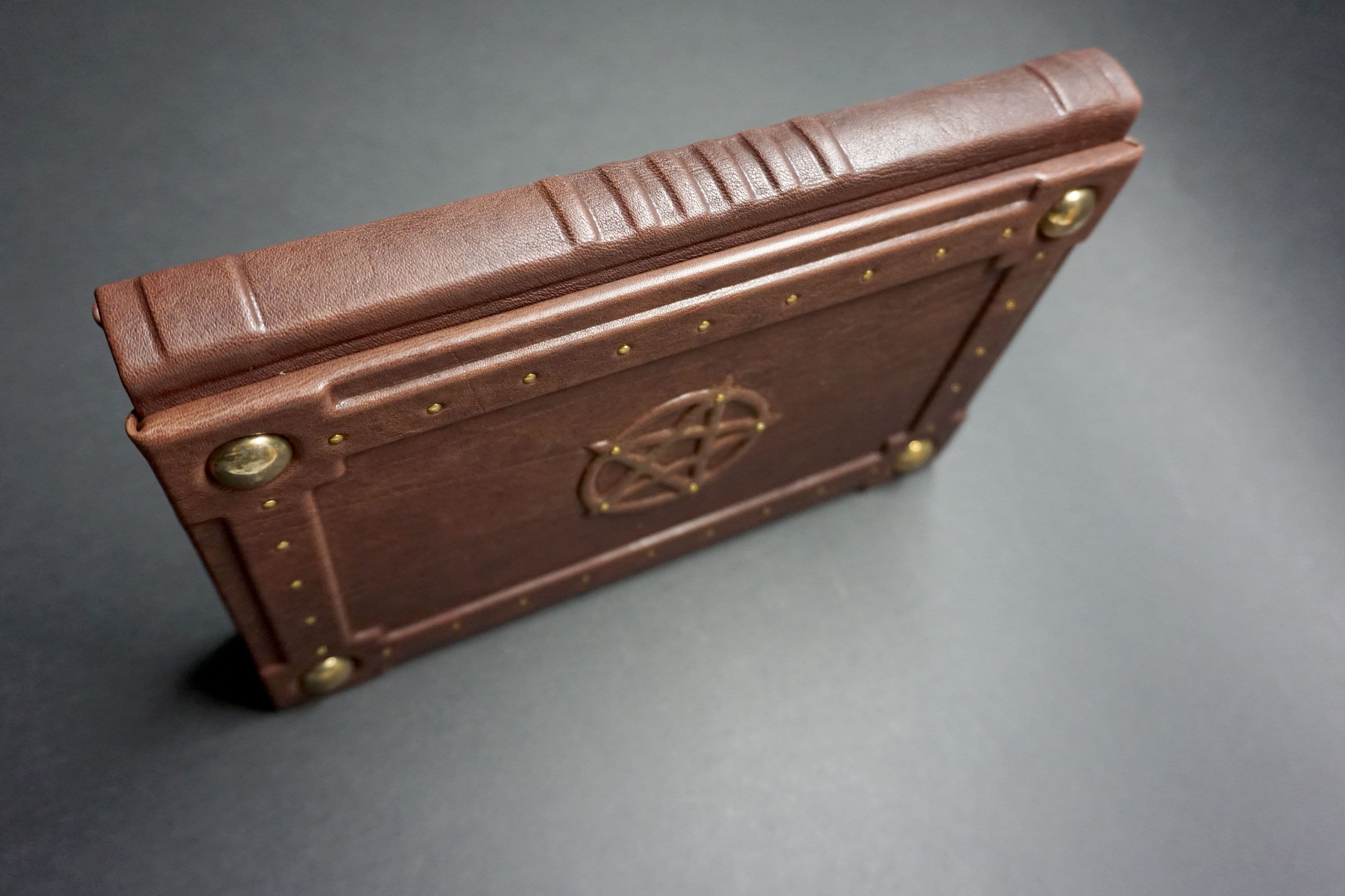 Witch Book, Leather Journal, Pentagram, Pentacle Book, Spell Book, Book ...