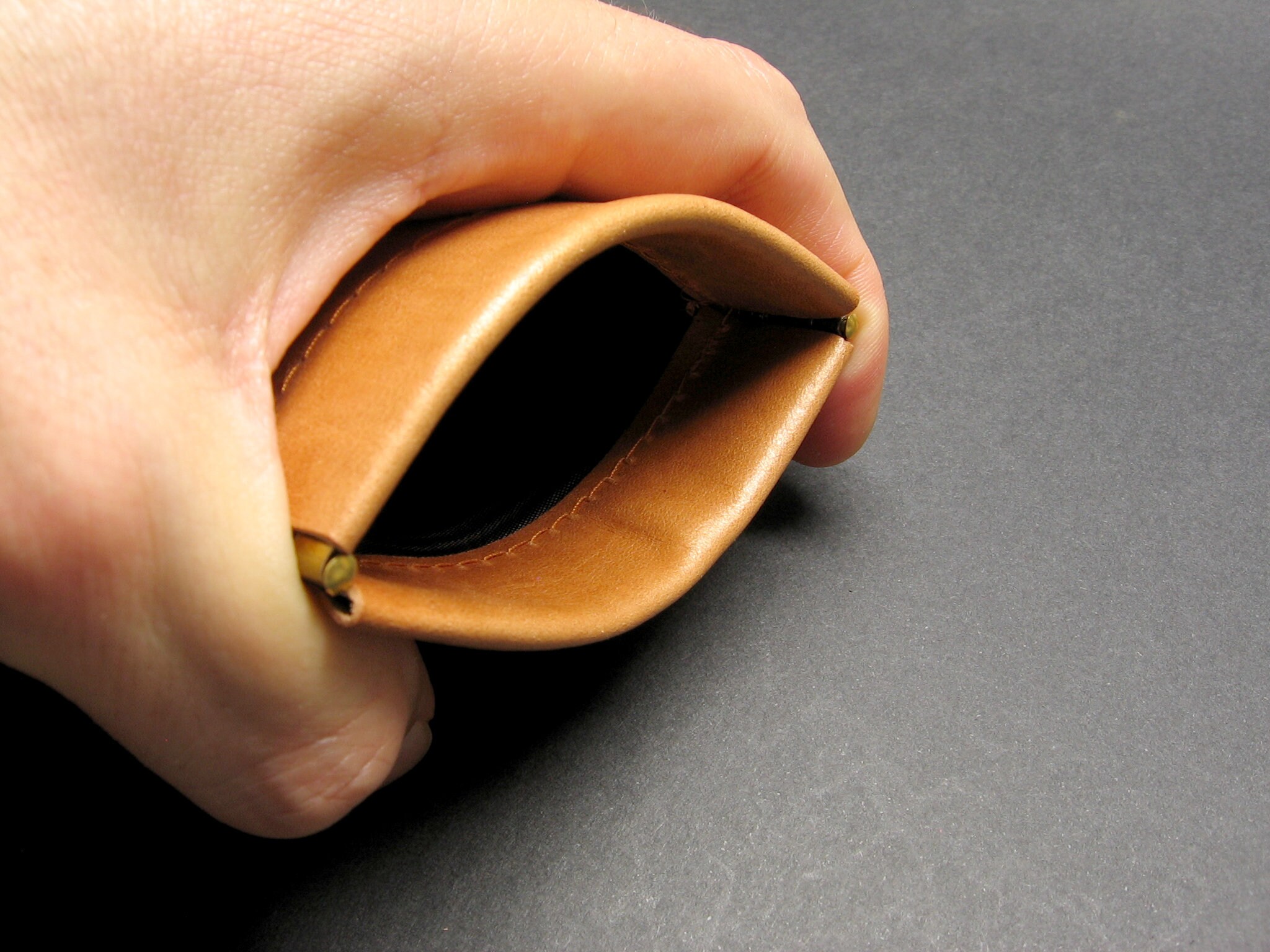 Leather Squeeze Pouch, Coin Pouch, Air Pods Case, Snap Pouch, Shopping ...