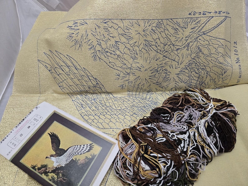 Japanese Bunka Punch Needle Embroidery Kit - Etsy