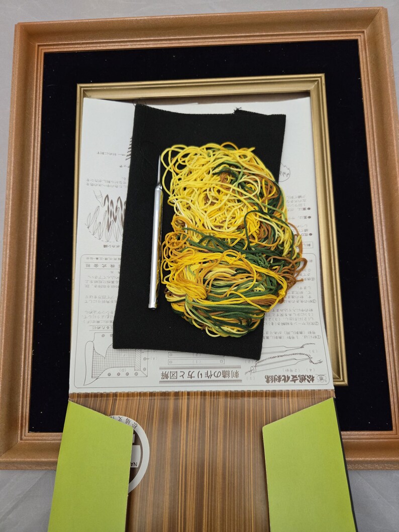 Japanese Bunka Punch Needle Embroidery Kit - Etsy