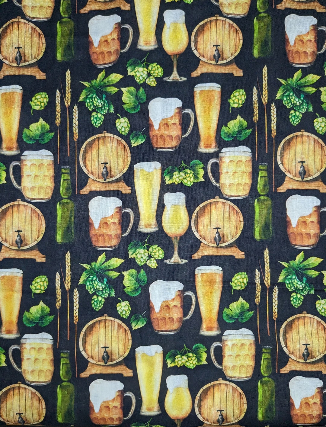 Adult Apron BBQ Kitchen / Beer / Hop / Barrel / Apron / - Etsy