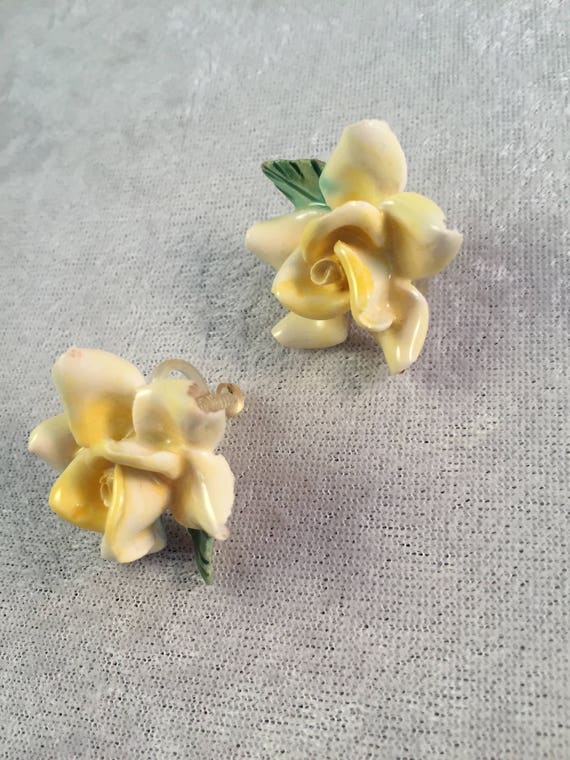 Exquisite Hobé Porcelain Demi in BOX - Earrings and H… - Gem