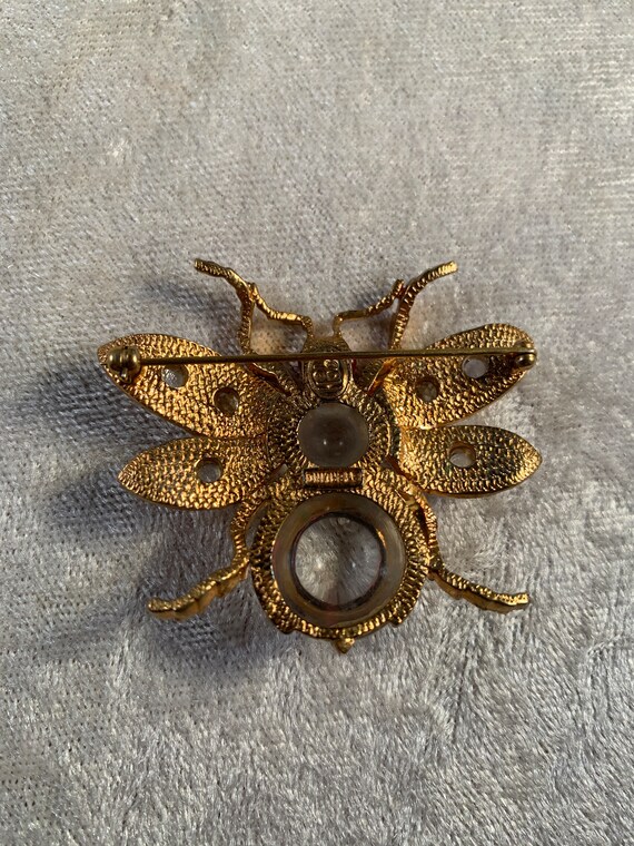 RARE Hobé Beetle / Bug "Jelly Belly" Vermeil Gold Was… - Gem