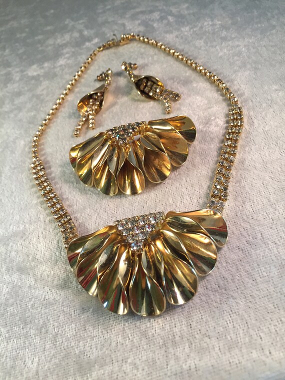 Gorgeous Vintage Hobé 3-piece Set With Crystal / Gray | Etsy