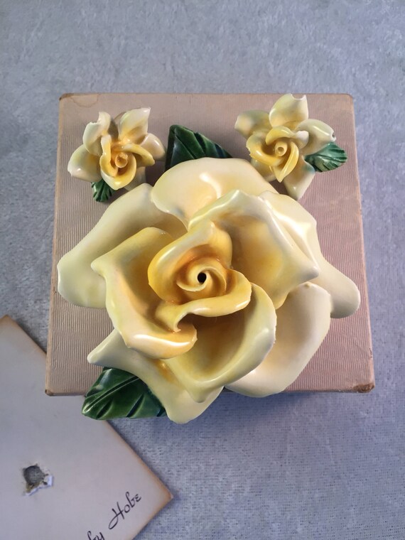 Exquisite Hobé Porcelain Demi in BOX - Earrings and H… - Gem