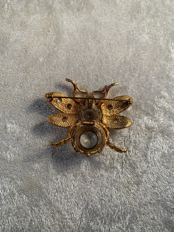 RARE Hobé Beetle / Bug "Jelly Belly" Vermeil Gold Was… - Gem