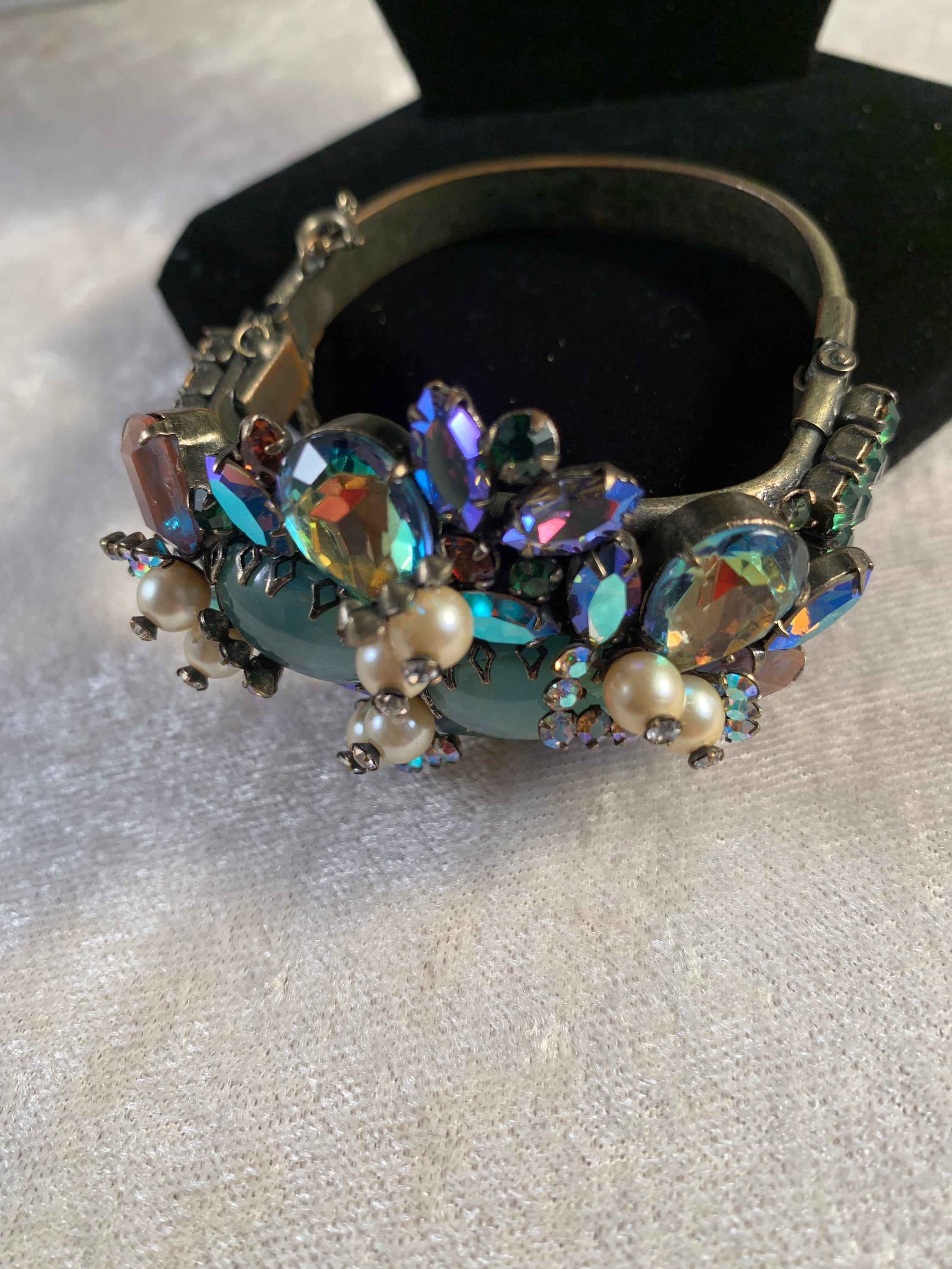 RARE & STUNNING Saphiret Hobe Bracelet and Brooch Set Excellent Vintage ...