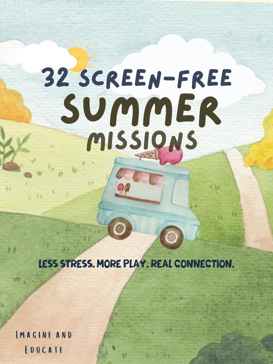 32 Screen Free Summer Missions for Kids 0-5 - Etsy