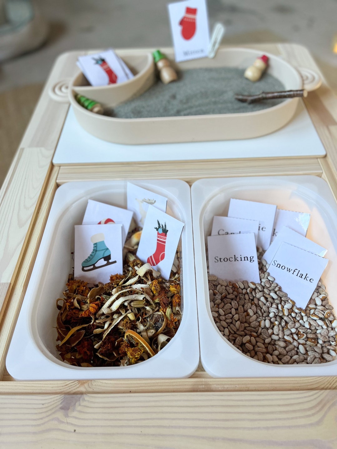 Winter Sensory Activities Pack, Printable Preschool Sight Word Practice ...