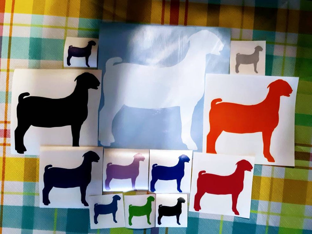 Market Goat Decal/sticker - Etsy