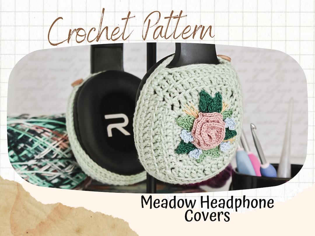 Crochet Headphones Cover Pattern, Headphone Pattern, Gift Pattern ...