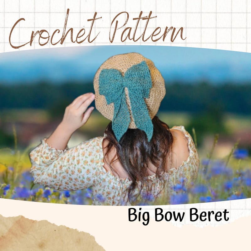 Bow Hat Crochet - Etsy
