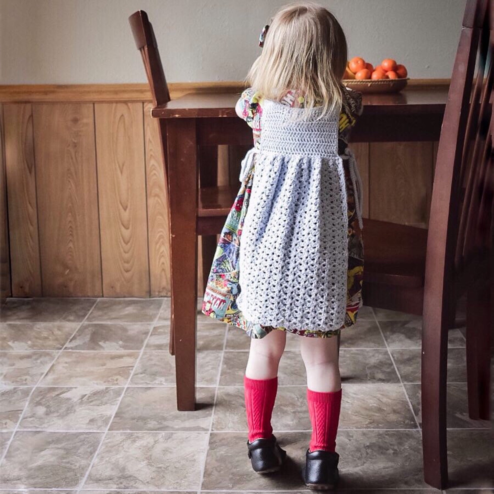 Crochet Pattern Pinafore, Crochet Pinafore Pattern, Crochet Apron ...