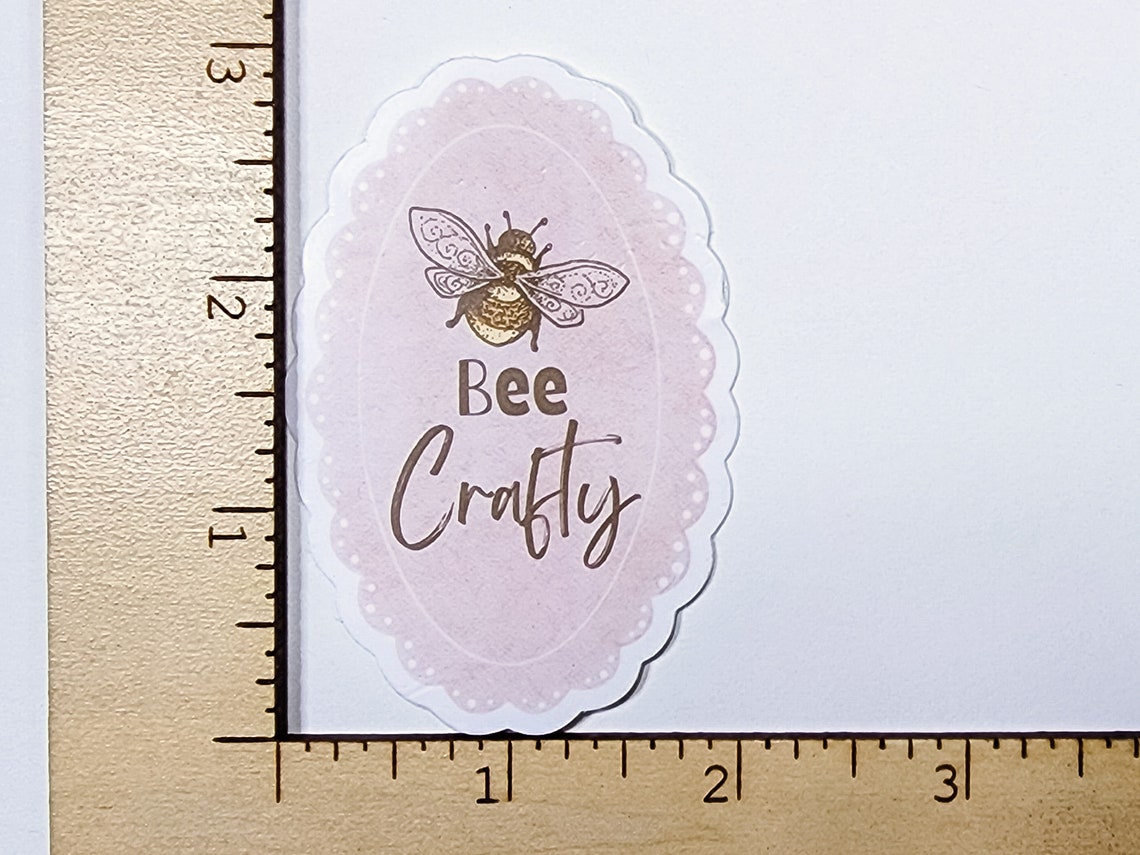 Sticker Crochet Stickers Crochet Hook Sticker Bee Sticker - Etsy