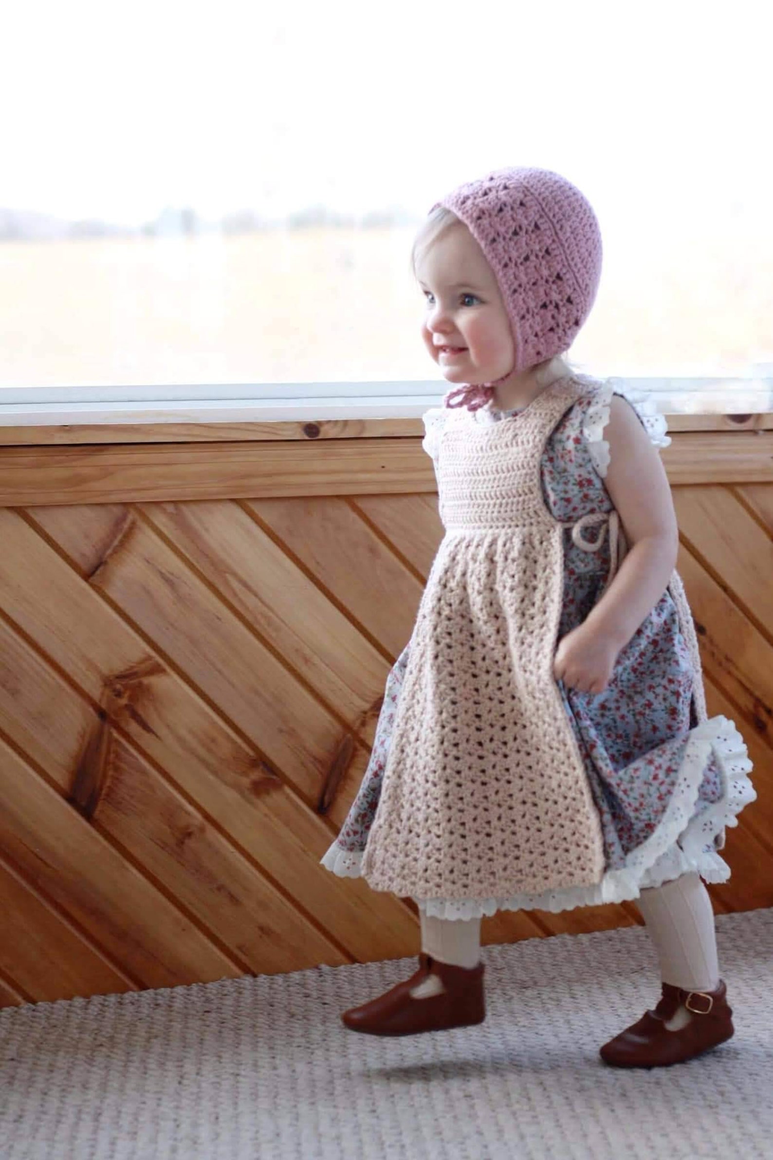 Crochet Pattern Pinafore, Crochet Pinafore Pattern, Crochet Apron ...
