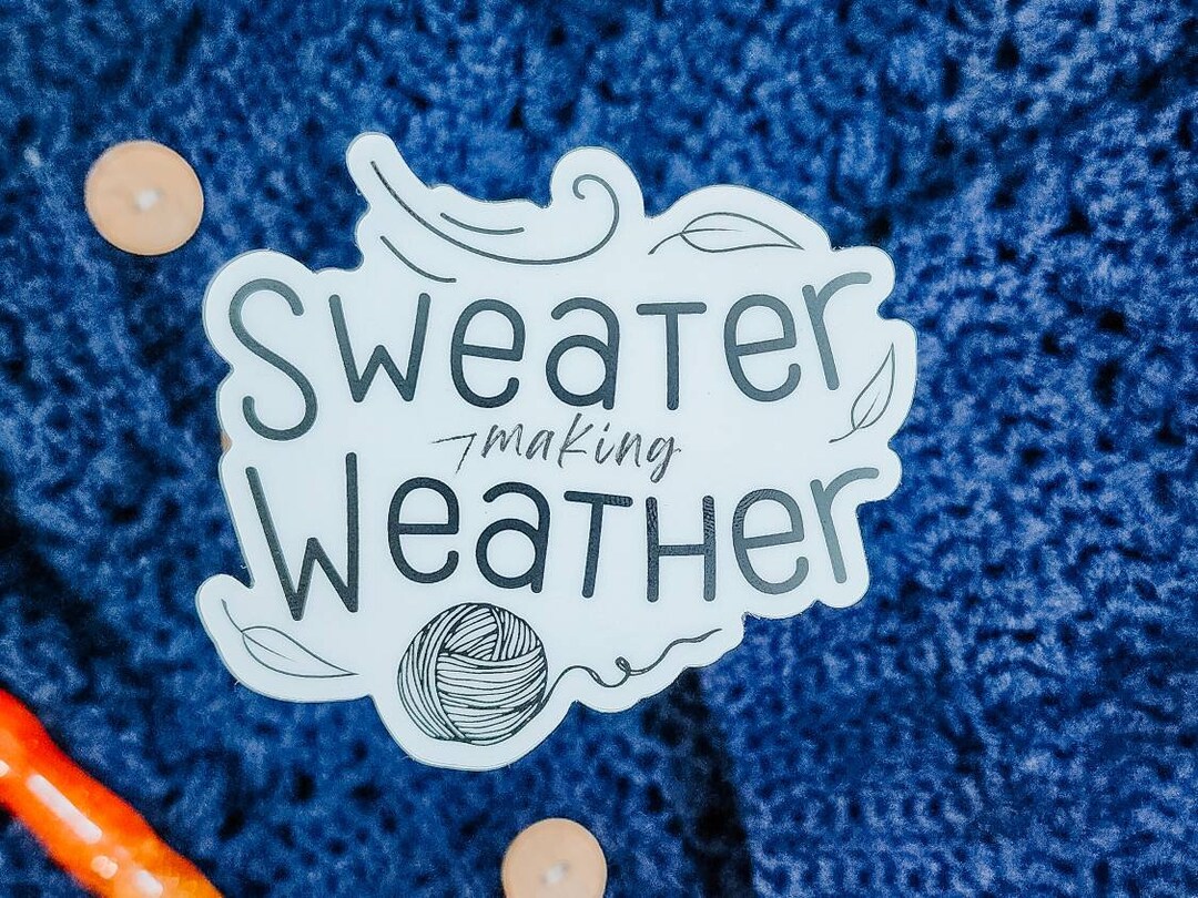 Yarn Sticker, Crochet Sticker, Knit Sticker, Knitters Laptop Decal ...