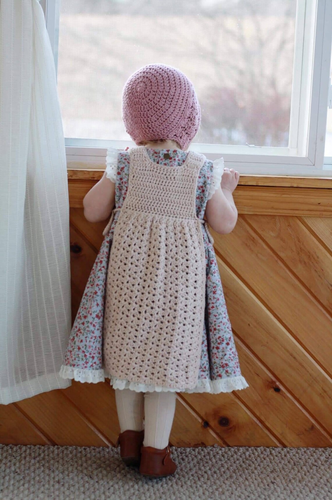Crochet Pattern Pinafore, Crochet Pinafore Pattern, Crochet Apron ...