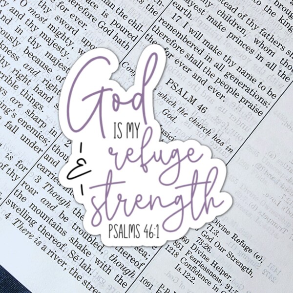 Psalm 46 1 - Etsy