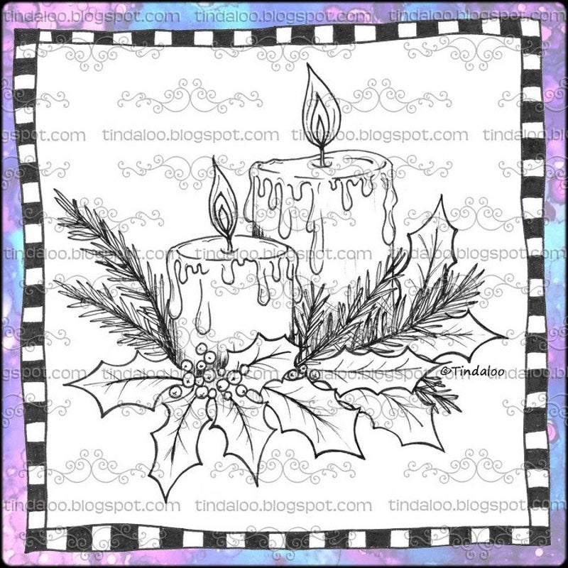 Christmas Digi Stamp - Etsy