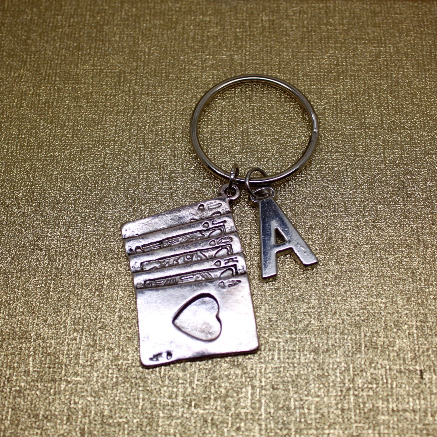 Card Keychain Playing Card Keychain Good Luck Keychain Ace | Etsy
