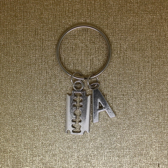 Razor Blade Keychain Razor Blade Keychain. | Etsy
