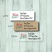 Custom Christmas Address Labels Personalized Holiday Fancy Return ...