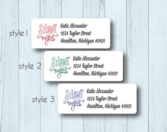 Custom Return Address Labels Personalized Everyday Hello Mailing Labels ...