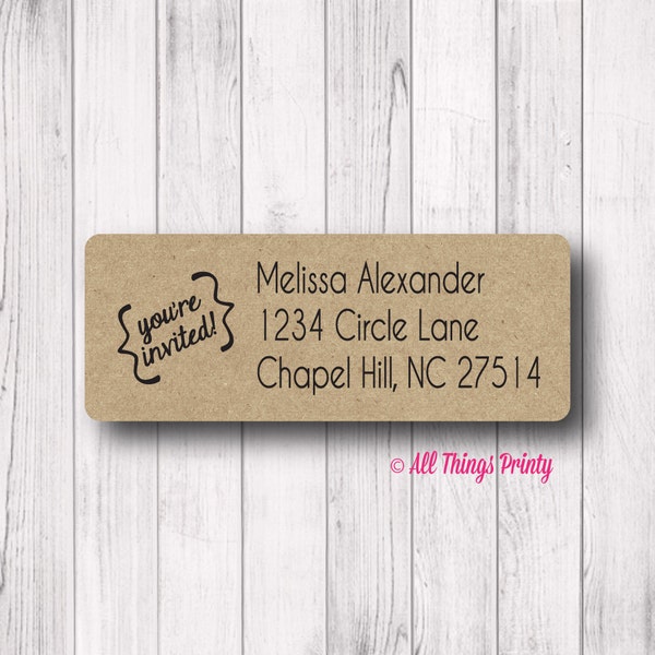 Custom Matte Invitation - Etsy