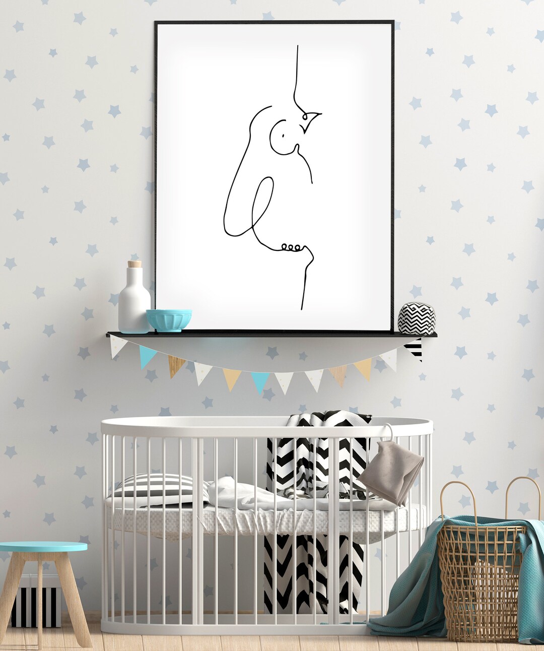 Penguin Line Art Animal Line Drawing Penguin Line Drawing - Etsy