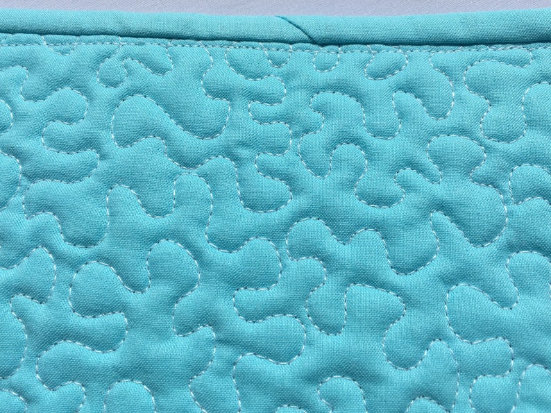Quilted Table Runner, Windham Fresh Fabric, Turquoise & Green, Extra ...