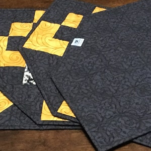 Gothic Halloween Placemats Quilted and Insulated for Dining | Etsy