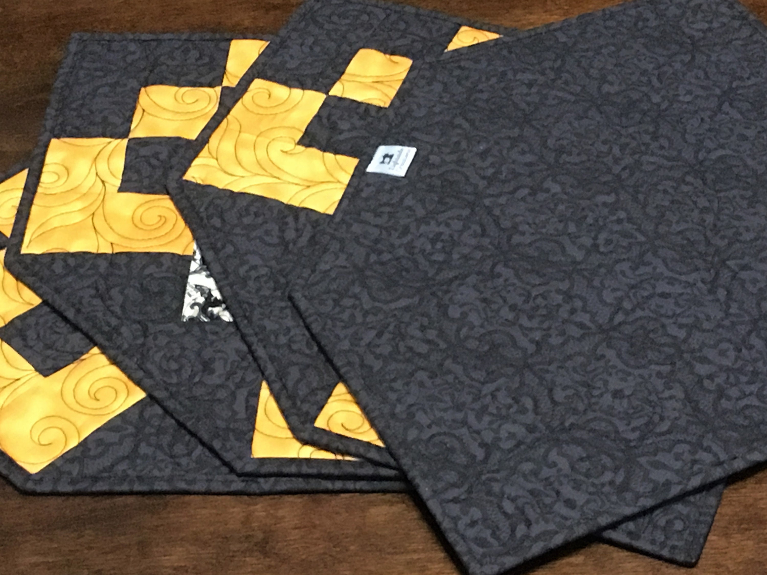 Gothic Halloween Placemats Quilted and Insulated for Dining | Etsy