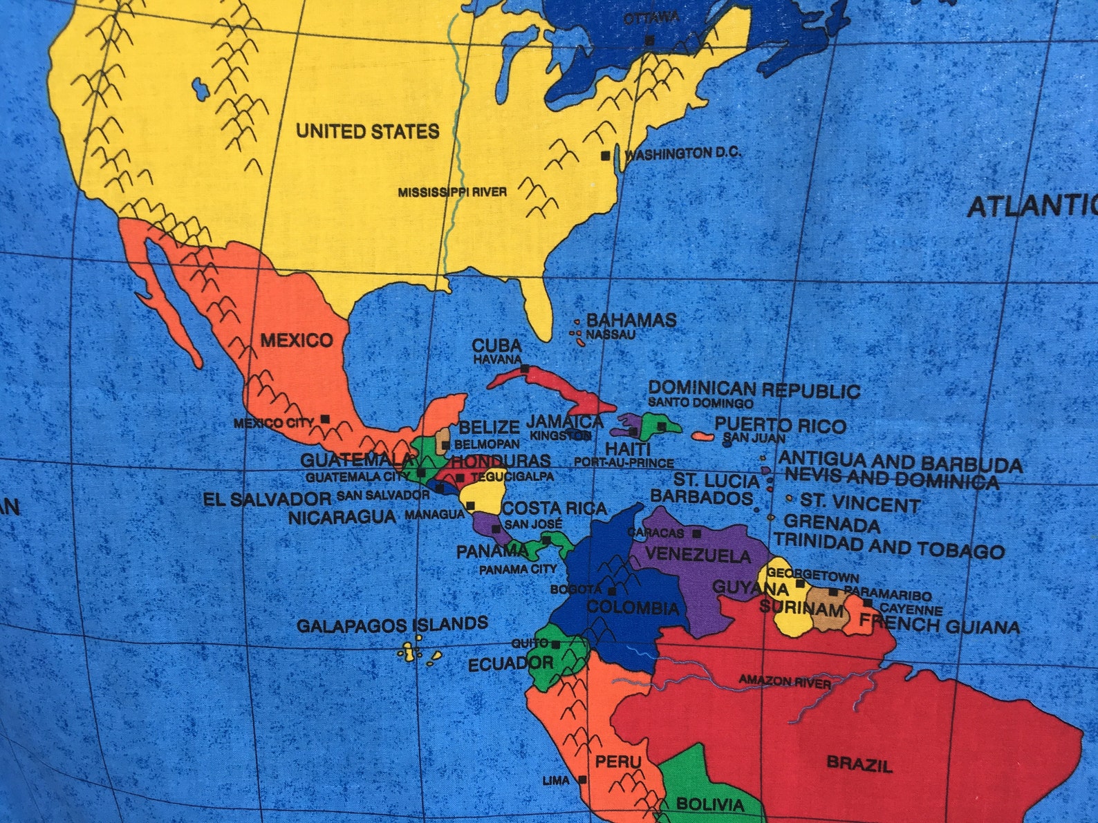 World Map Wall Hanging for Elementary School Middle School - Etsy