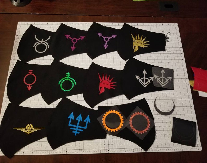 Red Rising Sigils All Colors and Ares Spiked Helm Cotton | Etsy