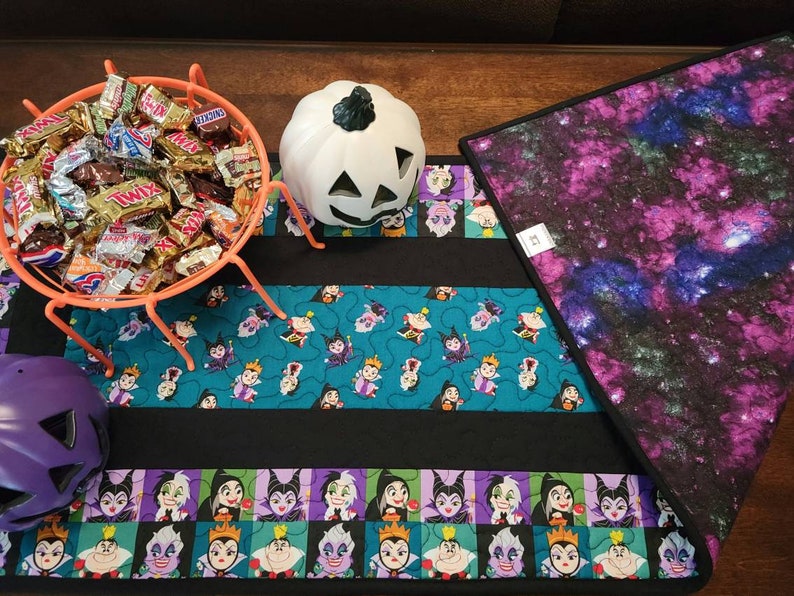 Disney Villains Table Runner Quilted Table Topper for - Etsy