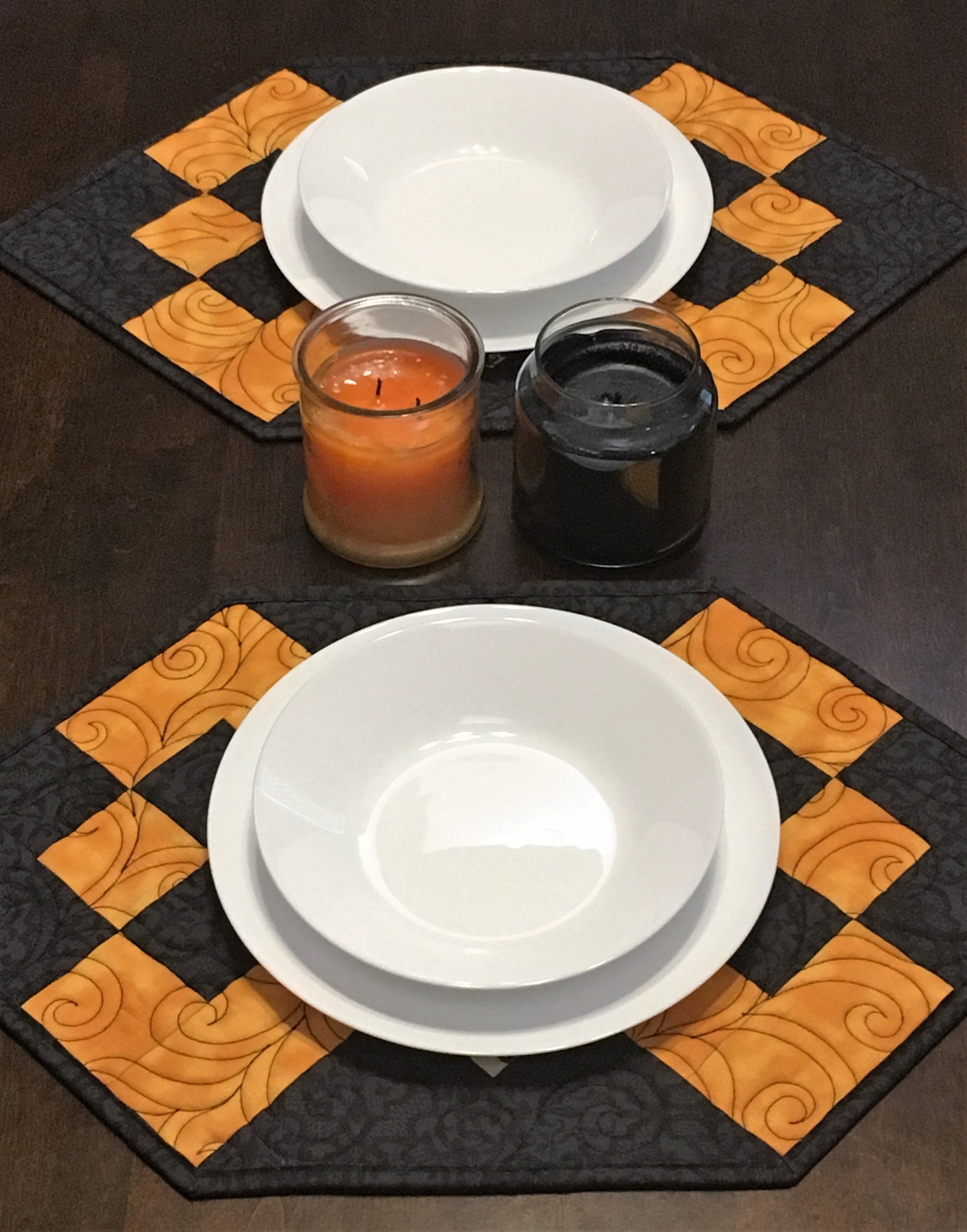 Gothic Halloween Placemats Quilted and Insulated for Dining | Etsy